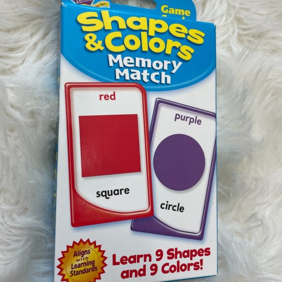 Trend Enterprises | Toys | Pocket Flash Cards Shapes Colors Memory ...